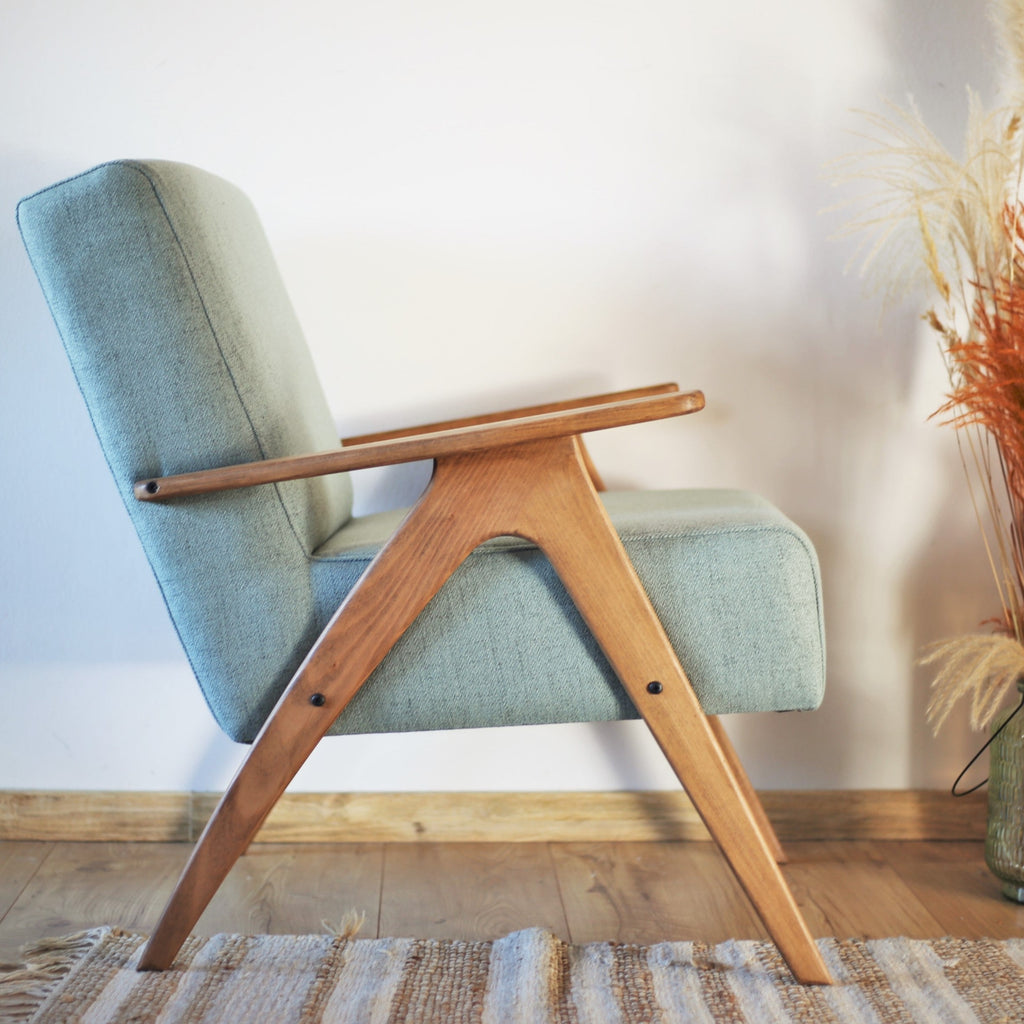 Retro Fotelja Fenix, Tirkizna Fotelja - Retro Design